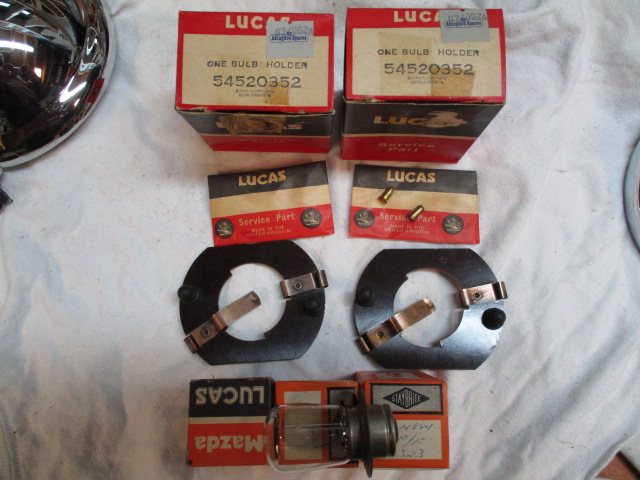 Lucas SFT576 Foglamp Pair, New Old Stock (NOS) - Rogers Motors